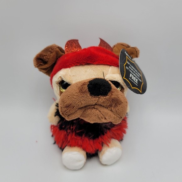 Dan Dee | Toys | Pug Dog Devil Halloween Plush Toy 222 Dan Dee Puppy ...